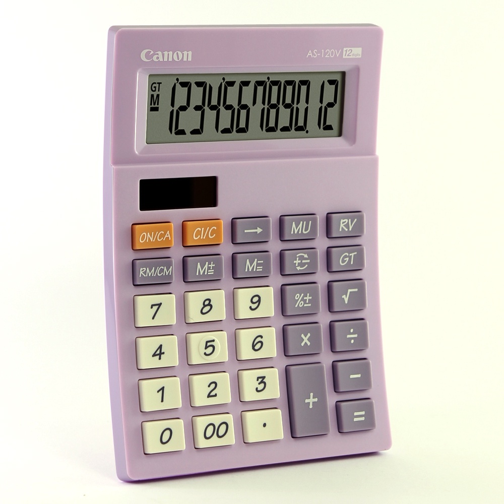 Canon AS-120V II Dual Power Desktop Calculator | Shopee Philippines