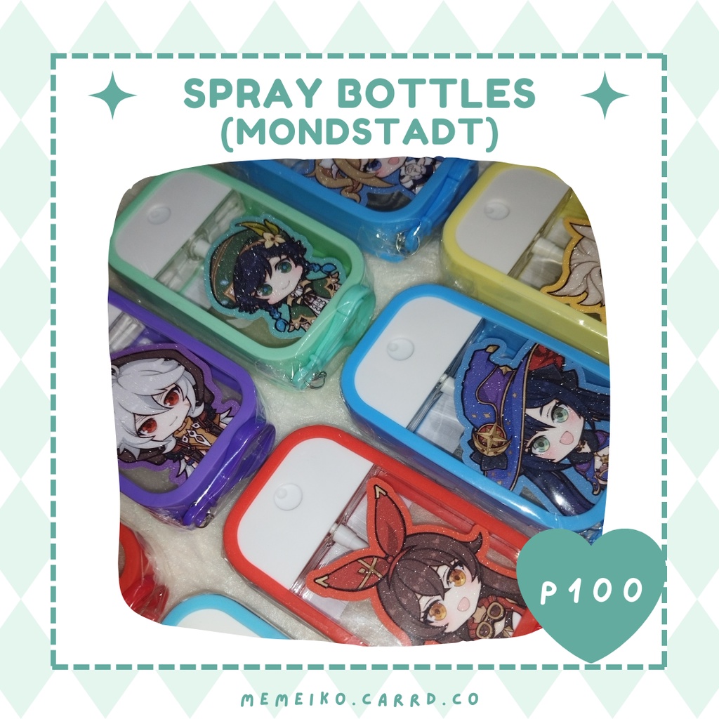 Genshin Impact Alcohol Spray Bottle (Mondstadt) | Shopee Philippines