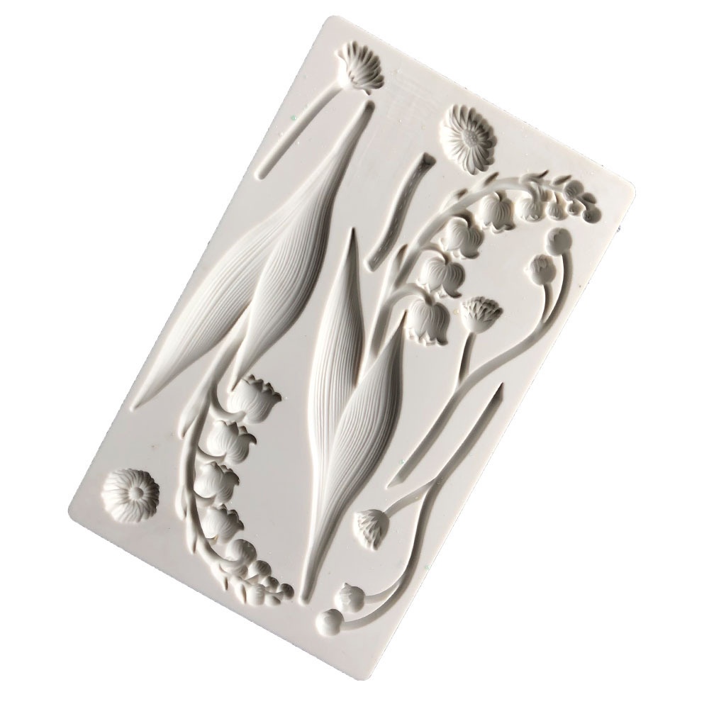 lily of the valley Lotus Moon Star Modeling Silicone Mold Chocolate ...
