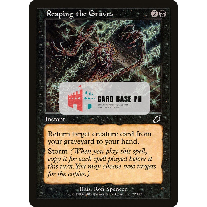 Reaping the Graves(Lightly Played) - Magic the Gathering Trading Card ...