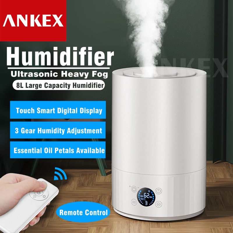 8L Humidifier with Essential Oil Humidifier for Room Purifier Humidifier Big Humidifier Heavy ...