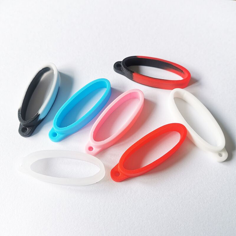 Colorful 40mm Anti-loss Ring Fish Rod Silicone Ring Replacement ...