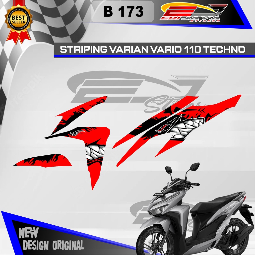 New STRIPING HONDA VARIO 110 OLD CONCEPTS COLOR VARIANTS / DECAL VARIO ...