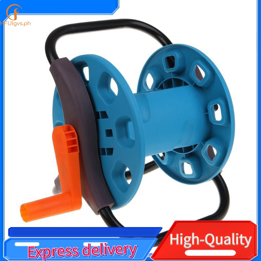 Portable Garden 25M Water Hose Reel Cart Storage Rack Holder Winding ...