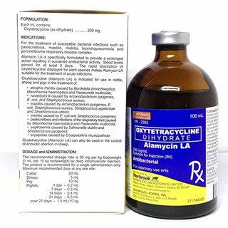 Alamycin LA Antibacterial 100ml for animals | Shopee Philippines