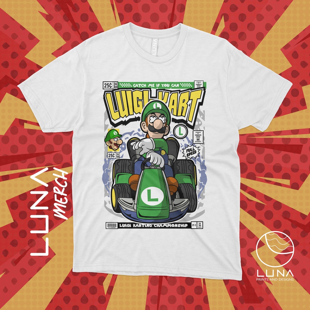 Pop Art- Super Mario, Luigi, Bowser, Waluigi Funko pop Chibi Shirt ...