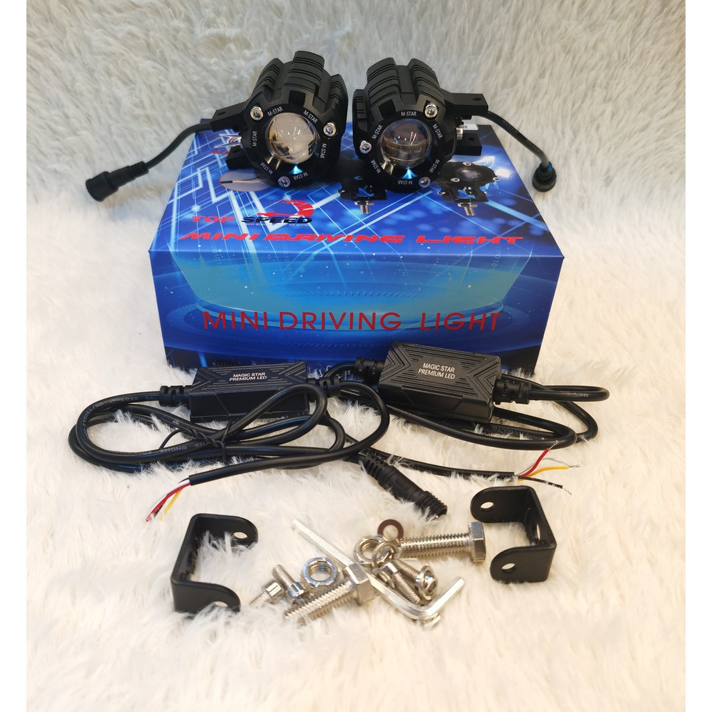 Mini Driving Light Version 6 Yellow/White 2 mode 20 Watts | Shopee ...