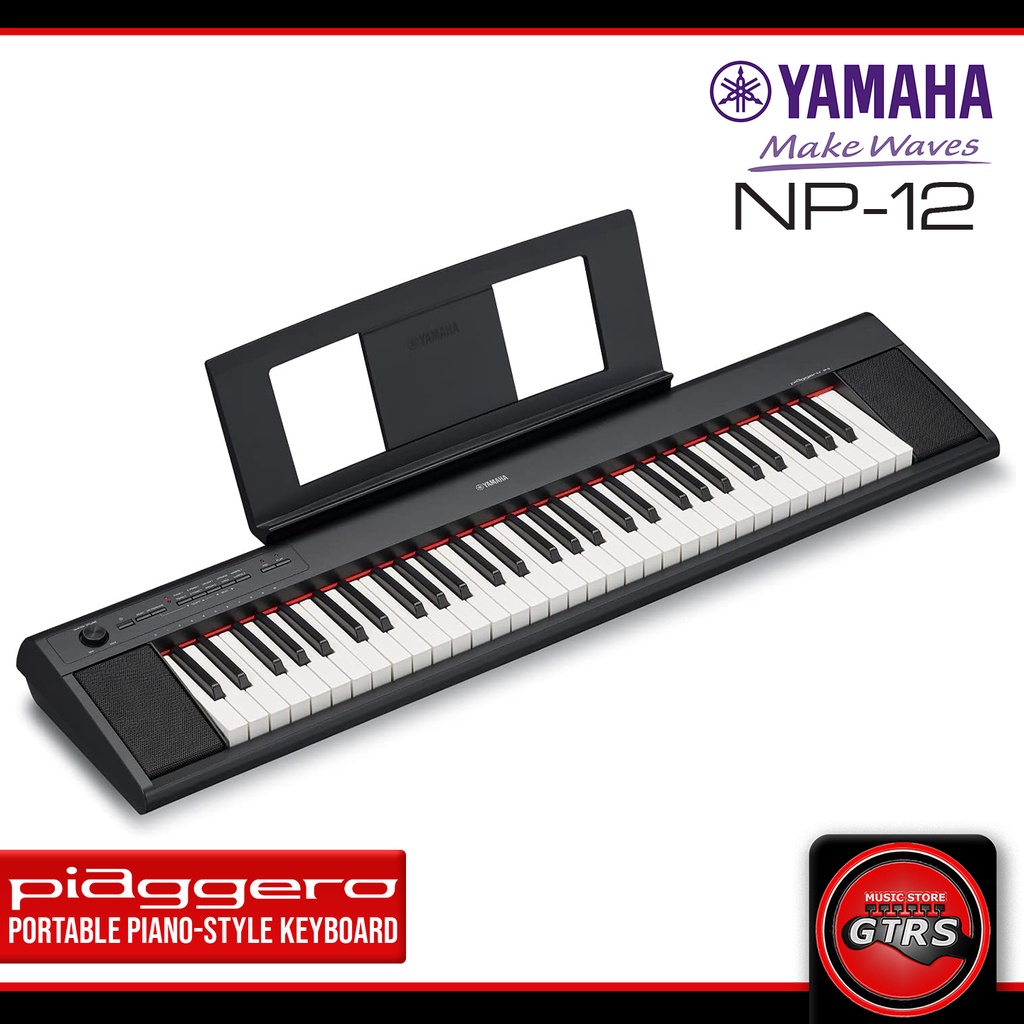 Yamaha NP-12 Piaggero 61-Keys Piano-Style Keyboard | Shopee Philippines