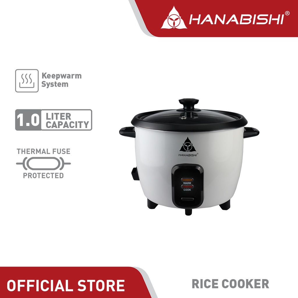 Hanabishi Rice Cooker HRC10HBWT | Shopee Philippines