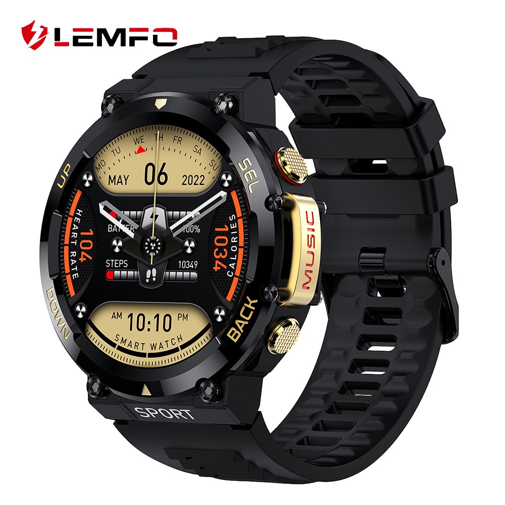 LEMFO LF33 NFC Smart Watch Men Bluetooth Call Music Play Sport ...