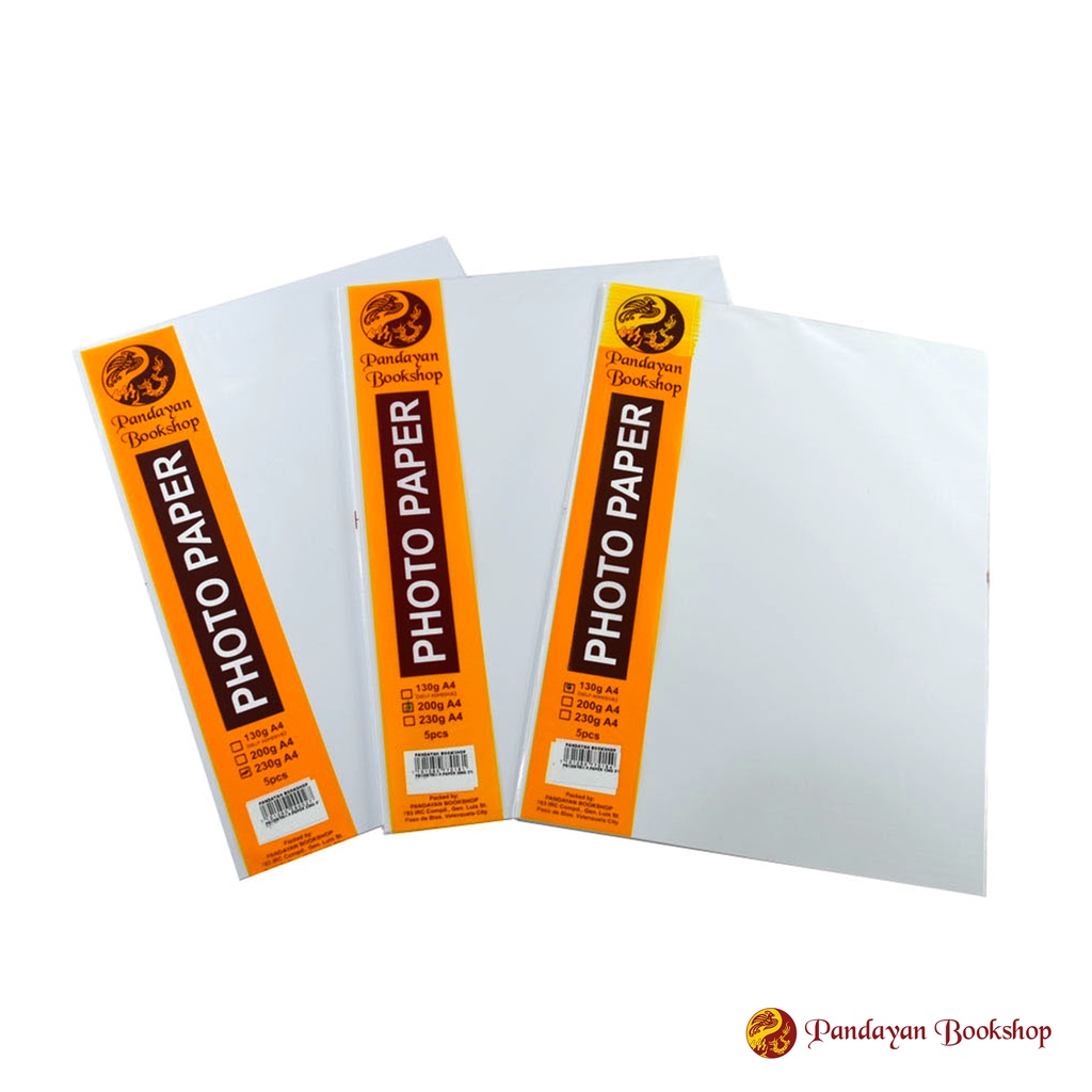 Pandayan Photo Paper A4 5 Sheets | Shopee Philippines