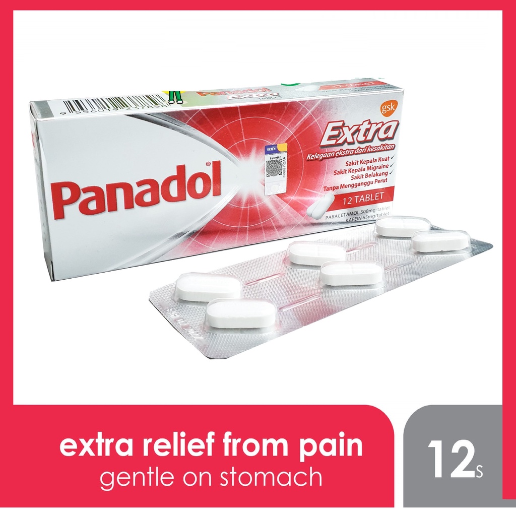 Panadol Extra 12 tablets | Shopee Philippines