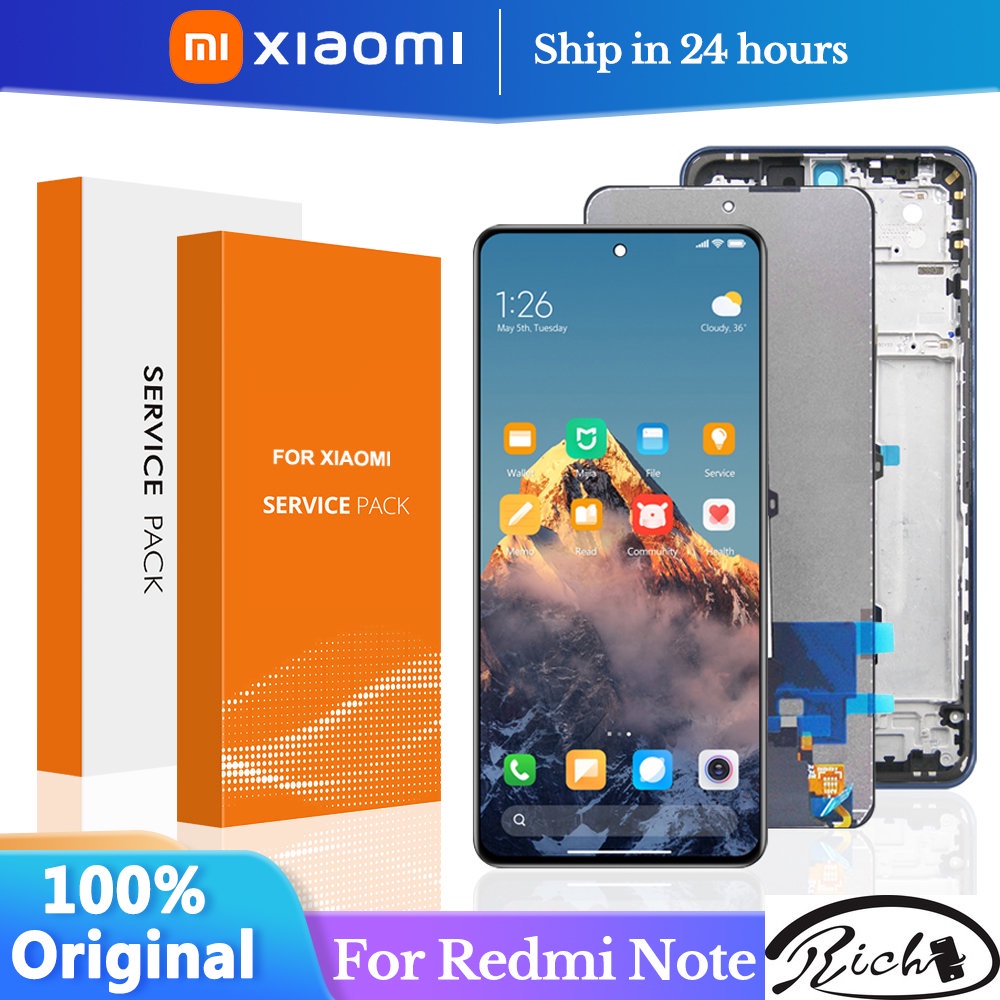 6.67'' For Xiaomi Redmi Note 9 pro 5G Display Touch Screen Assembly for redmi note 9pro lcd ...