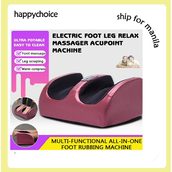 Electric Foot heating Leg Relax Massager Acupoint Machine Remote ...