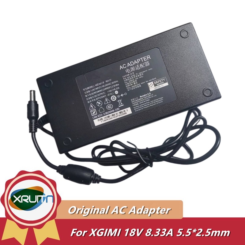 Genuine 18V 8.33A 150W AC Power Adapter Charger HDZ1501-3F For XGIMI ...