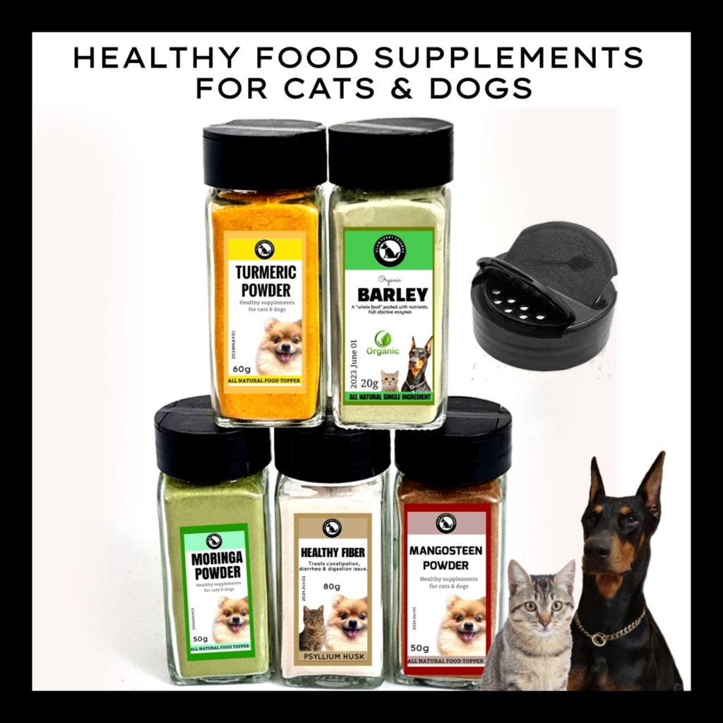 SUPPLEMENTS FOOD TOPPER FOR CATS AND DOGS BARLEY, MORINGA , MANGOSTEEN ...