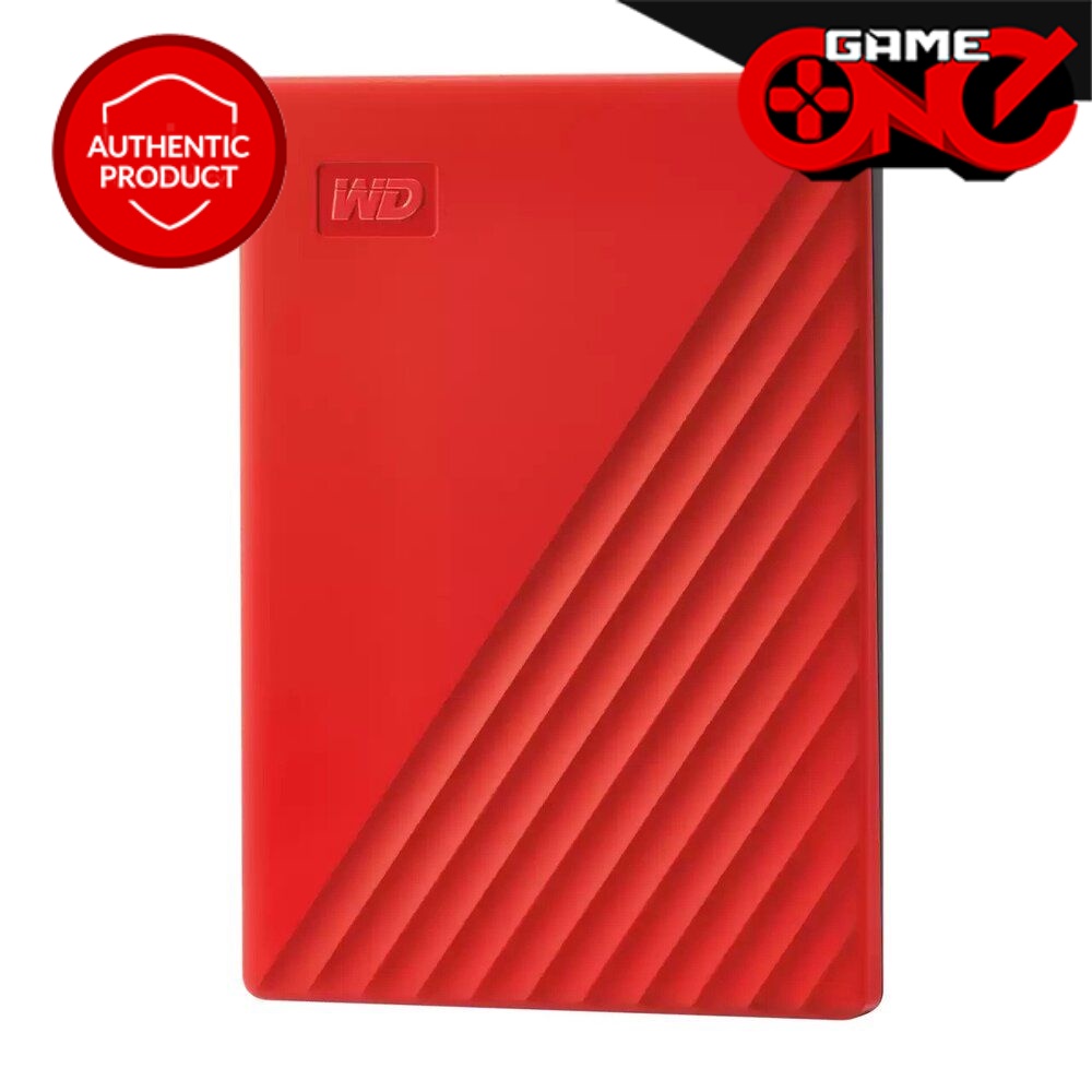 WD 2TB My Passport Portable External Hard Drive HDD USB 3.0 - Red ...