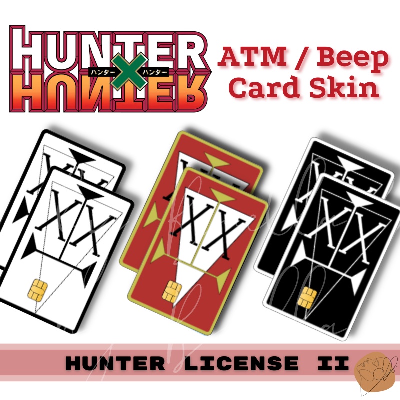 Hunter License ATM / Debit / Credit / Beep Card Skin | HunterxHunter ...