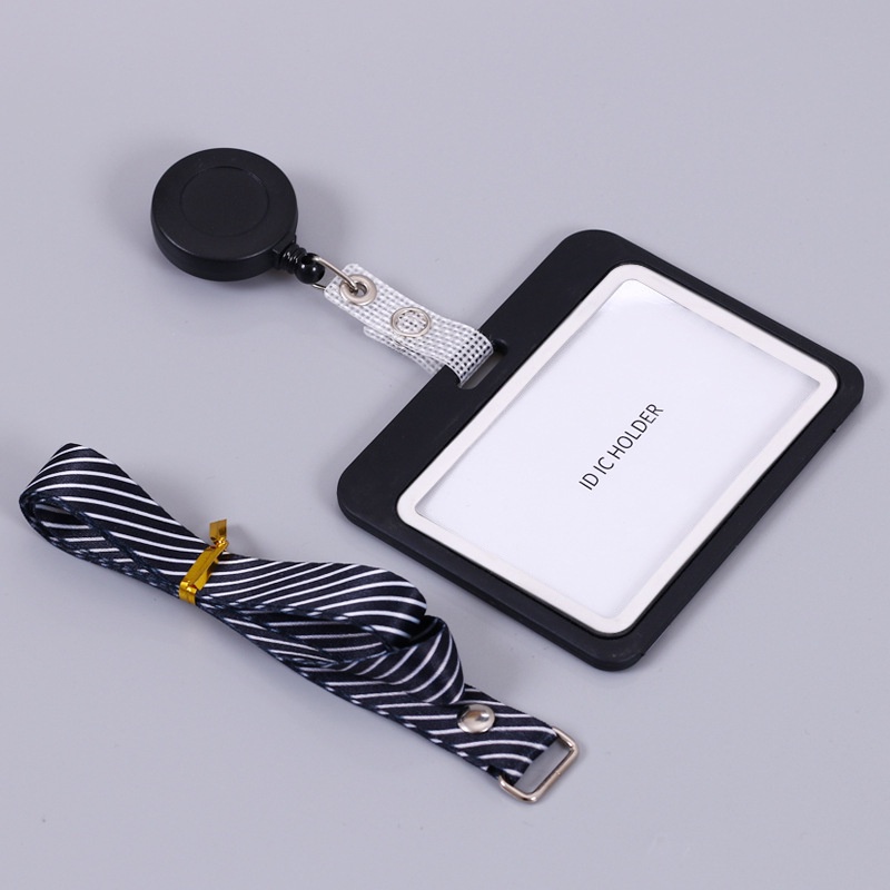 Telescopic Buckle Badge Lanyard Card Holder Tie Design Name Tag Student ...