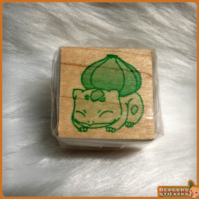 Bulbasaur - Stamp - Wood base, silicone mold stamp | Shopee Philippines