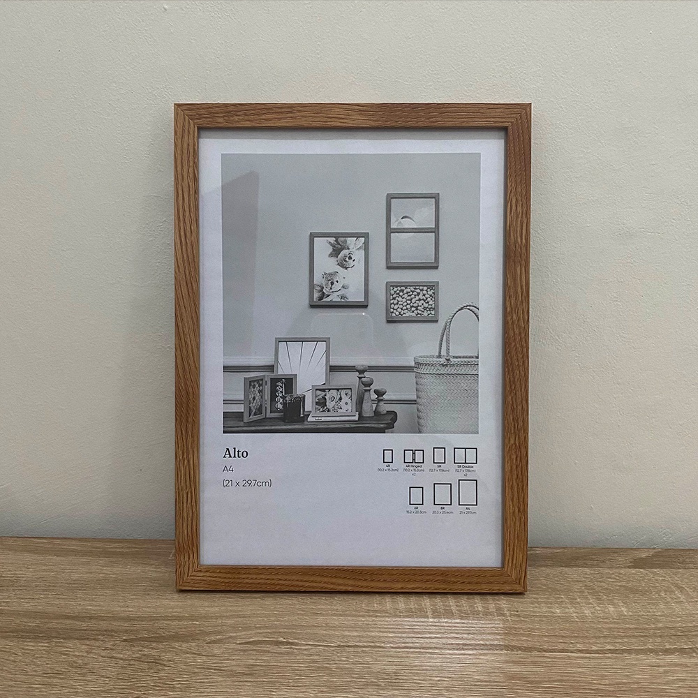 A4 Glass Frame (21x30cm) Diploma Frame Certificate Photo Frame | Shopee ...