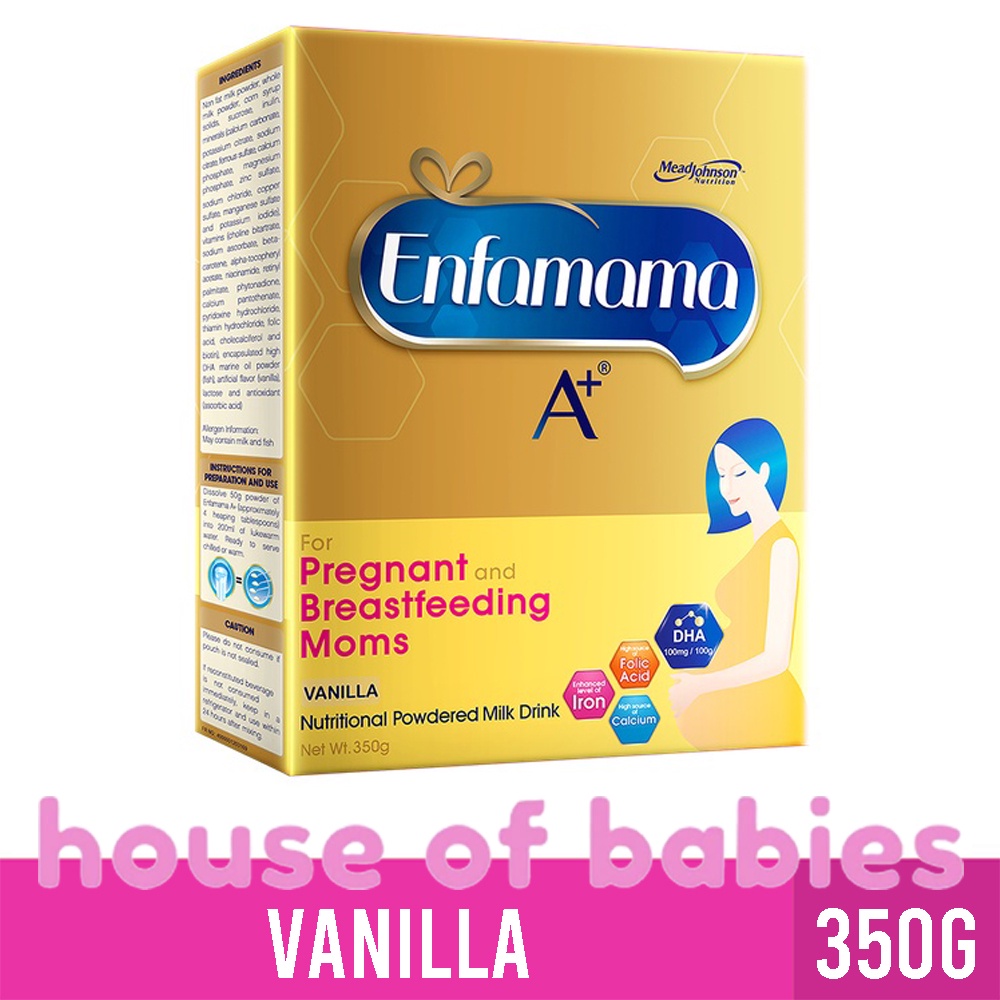 Enfamama A+ Vanilla 350g Powdered Milk Drink for Pregnant and ...