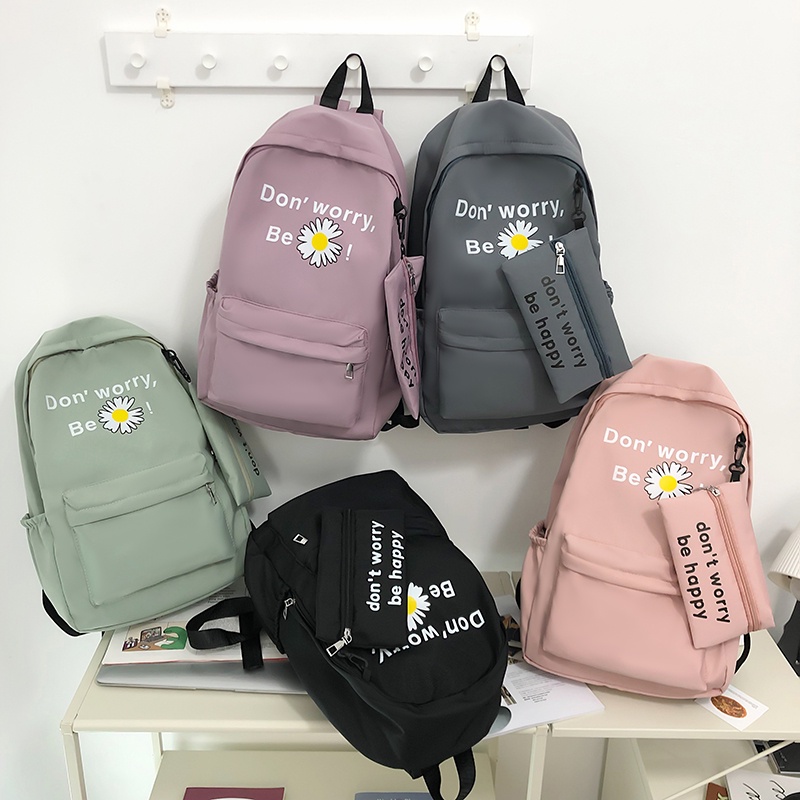 JNK #8851-4 Fashion 2 in 1 Large Capacity Backpack School Bag ...