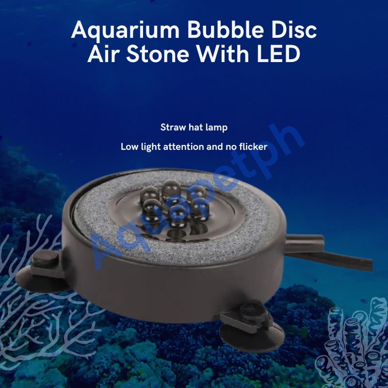Gako Air Bubble Stone,Underwater Cost-effective Bubble Led Light, Color Changing LED Light Air ...