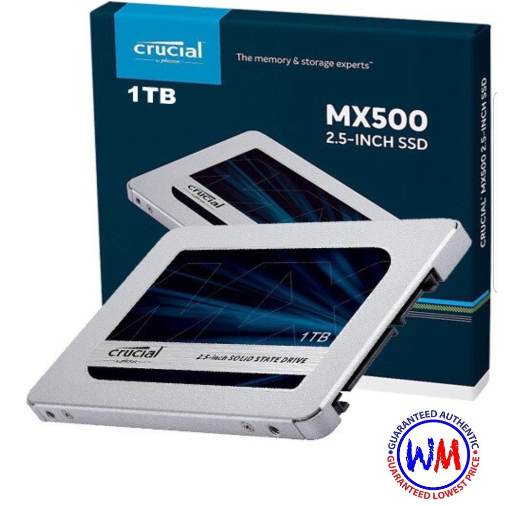 Crucial Mx500 1tb 3d Nand Sata 2.5 Inch Internal SSD - Ct1000mx500ssd1 | Shopee Philippines