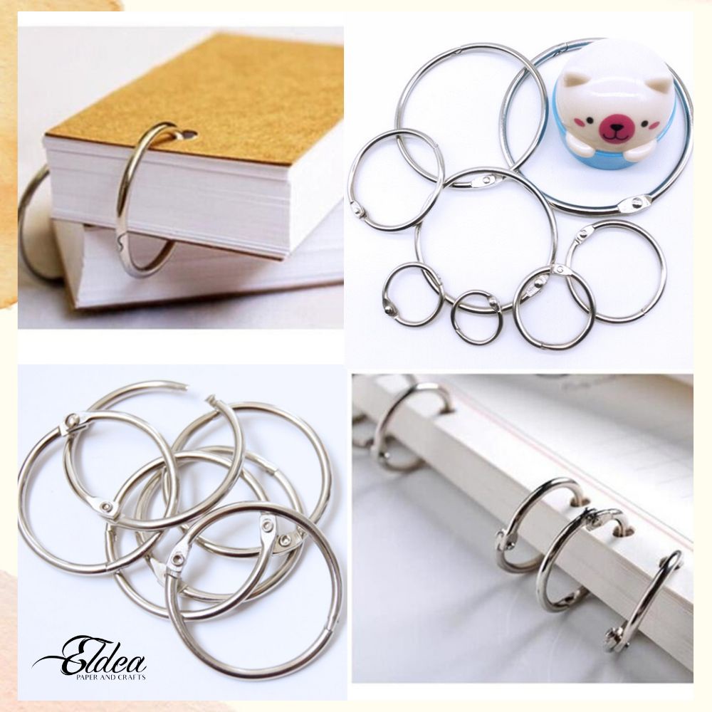 5pcs Ring Binder for file folders, hole punched paper, filing memos ...
