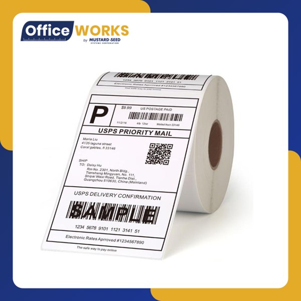 A6 / 100x150mm direct thermal labels / Barcode Sticker / Waybill ...