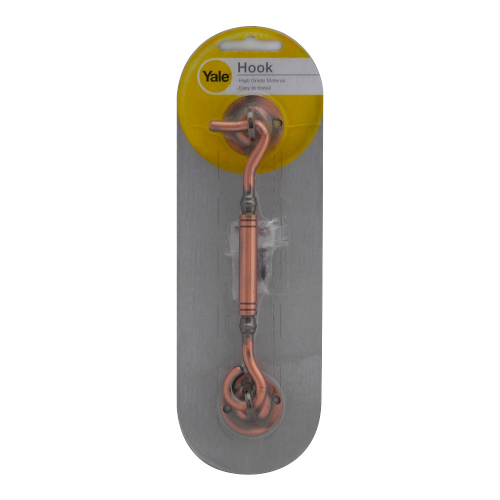FREEHOME Chopper YALE HK-90606ACP1 6 Inch AC Door Hook Chop Bolt Stick ...