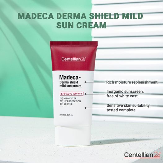 Centellian 24 Madeca Derma Shield Mild Sun Cream 30ml | Shopee Philippines