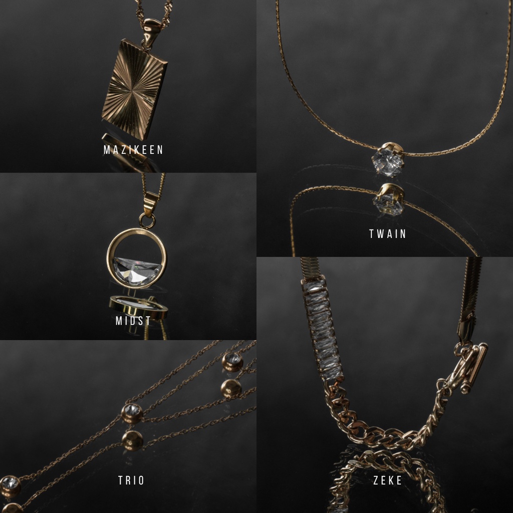 Burvon Love Language Collection Necklaces (Stone Pendant Dainty Jewelry ...