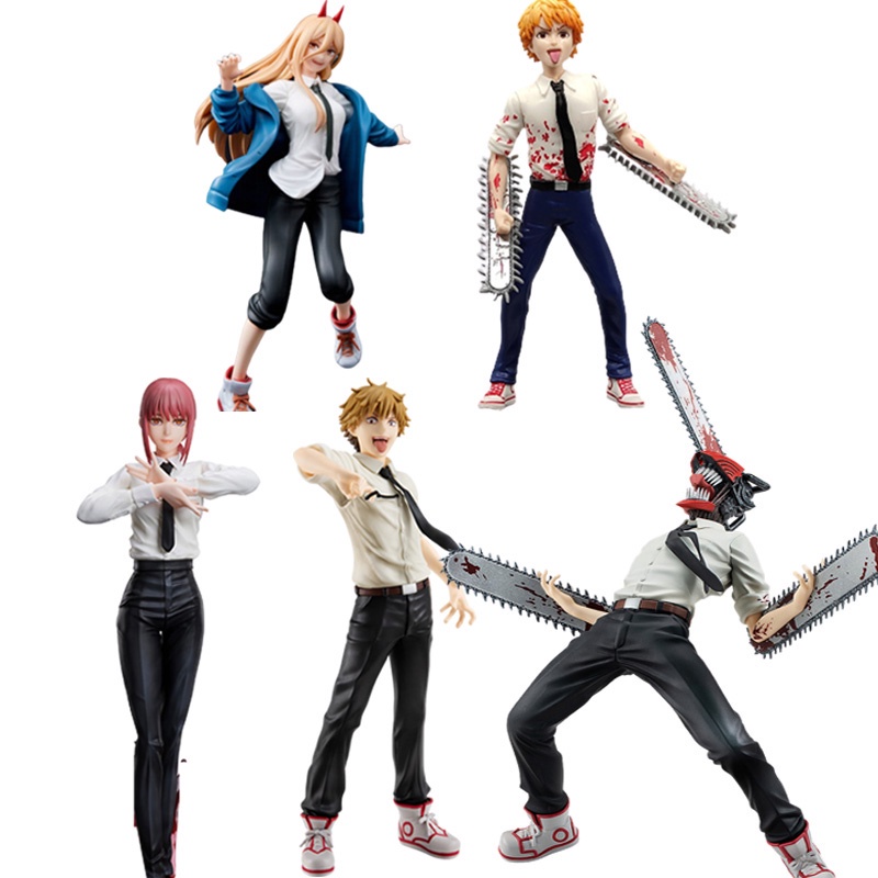 Anime Chainsaw Man Figure Pochita Denji Pawa Action Figure Pvc ...