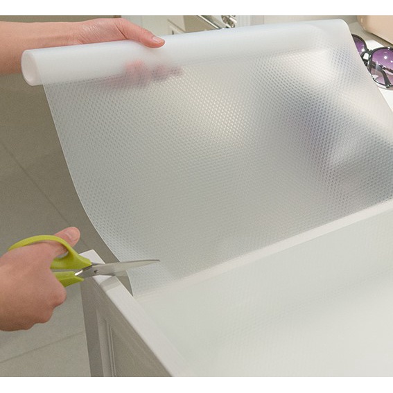 EVA Shelf Liner Kitchen Cabinets Liner Drawer Mat Non-Stick Protector ...