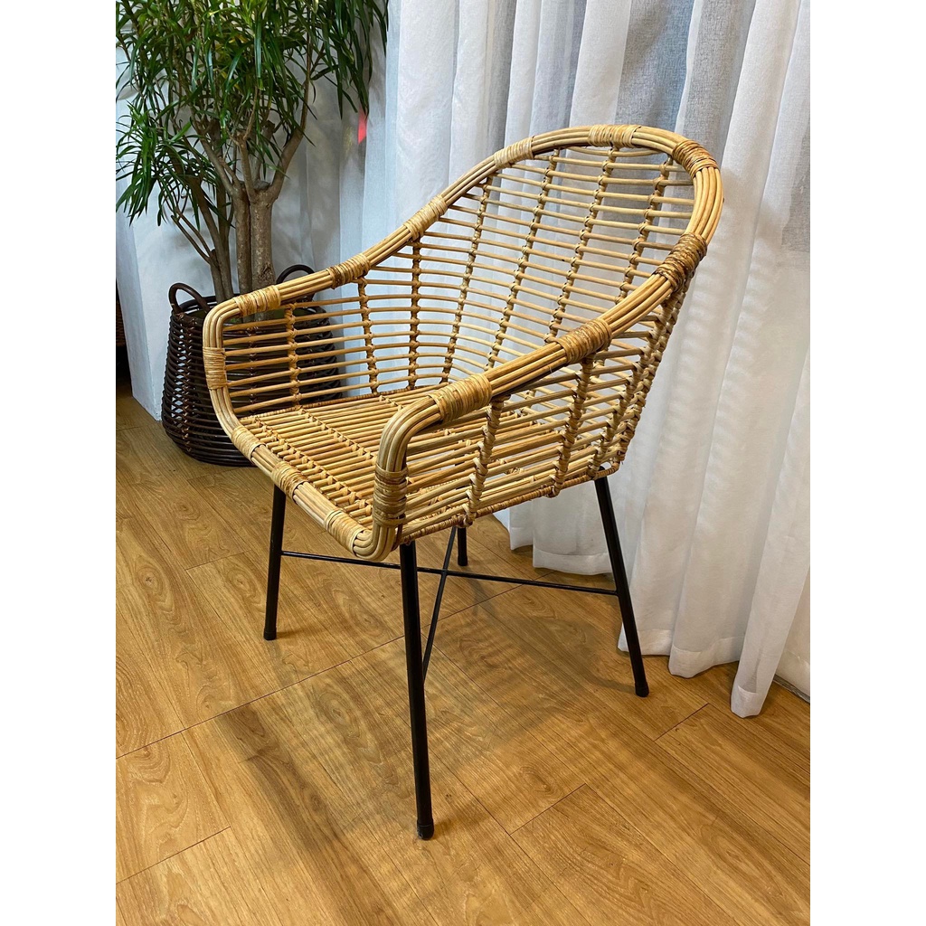 Rattan Steel Chair Metal Base 24 Shopee Philippines