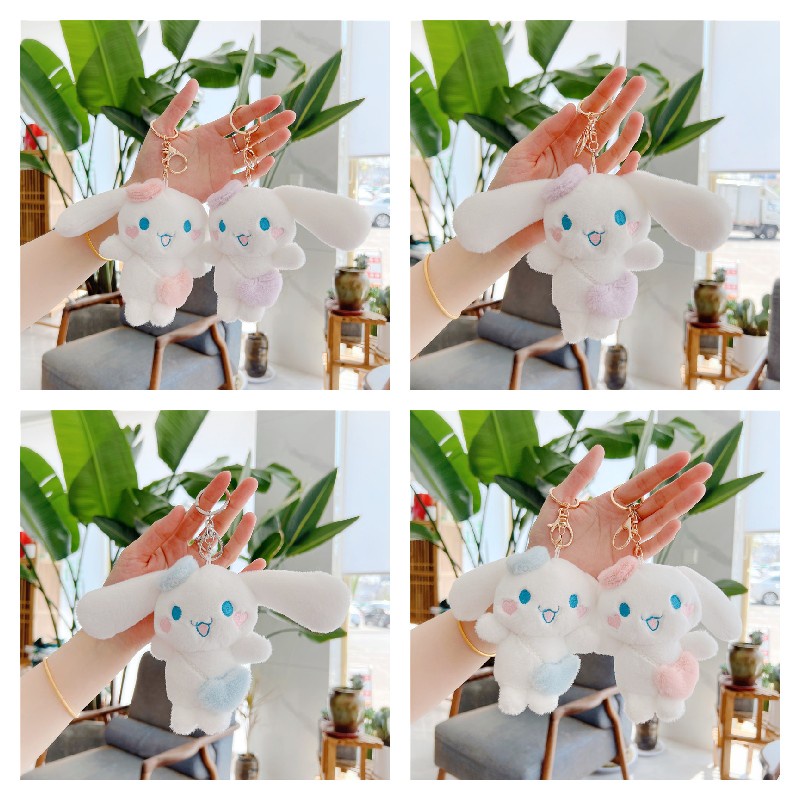 Cinnamoroll Plush Keychain Cute Sanrio Plushie Doll Bag Pendant Kulomi Soft Toy | Shopee Philippines