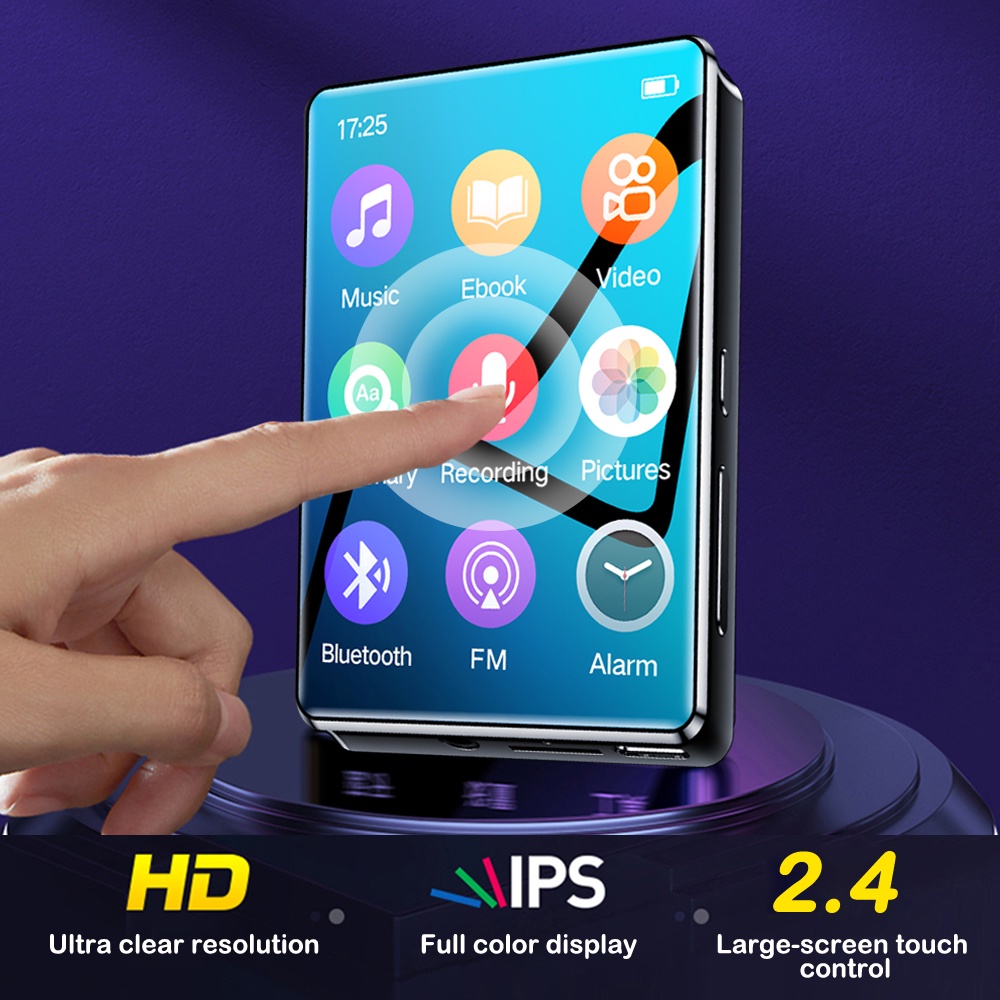 ELECTROFUNKY Bluetooth 5.2 MP4/MP3 Lossless Music Player FM Radio ...