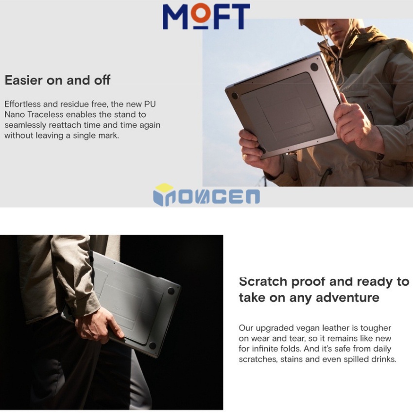 MOFT Built-in Graphene Cooling Plate Laptop Stand with Ventilation Hole ...