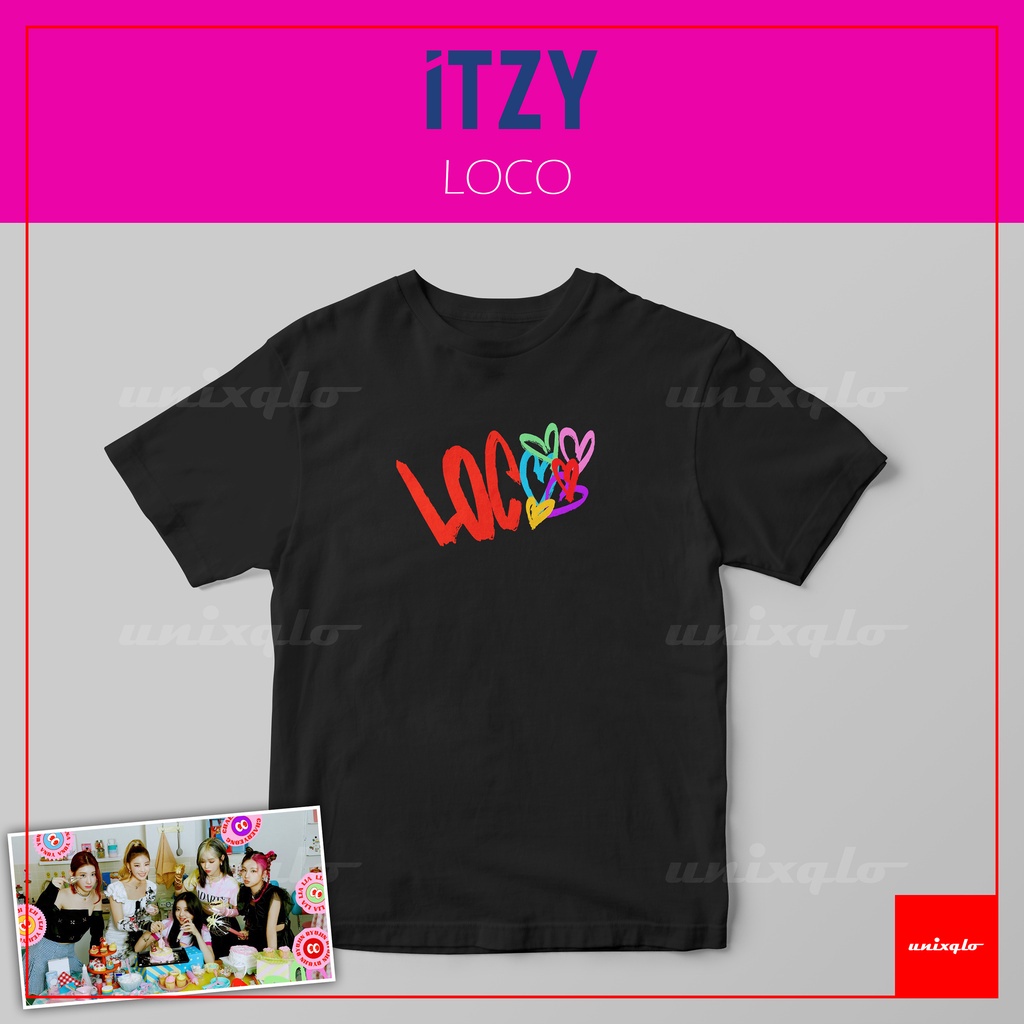 ITZY "LOCO" Korean Inspired Logo Shirt | ITZY "LOCO" INSPIRED LOGO ...