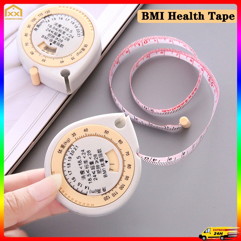 BMI Health TapeMulti-function Measure Portable Retractable Soft Ruler ...