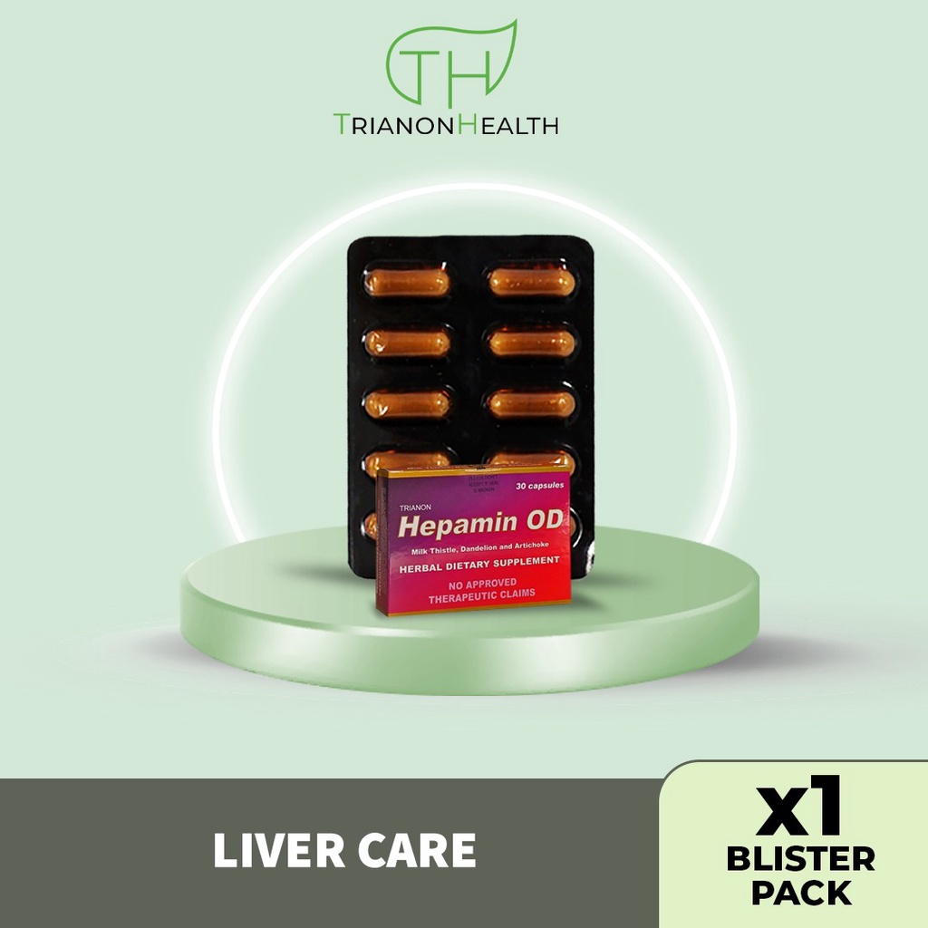 Hepamin OD, 300mg Milk Thistle, Once a day Silymarin, Liver Care ...