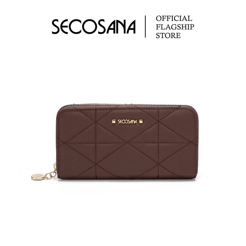 SECOSANA Grida Quilted Long Wallet | Shopee Philippines