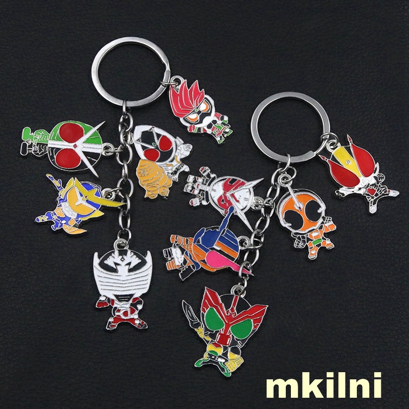 Anime Kamen Rider Keychain Zi-O Heisei Knight Showa Reiwa Knight ...