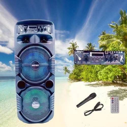 Outdoor Portable Bluetooth Square Dance Speaker Dual Speaker Stereo ...