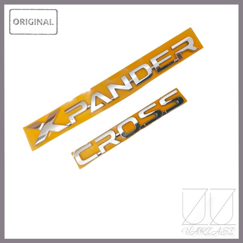 Original Mitsubishi Xpander Cross Emblem / Rear Trunk Xpander Cross ...
