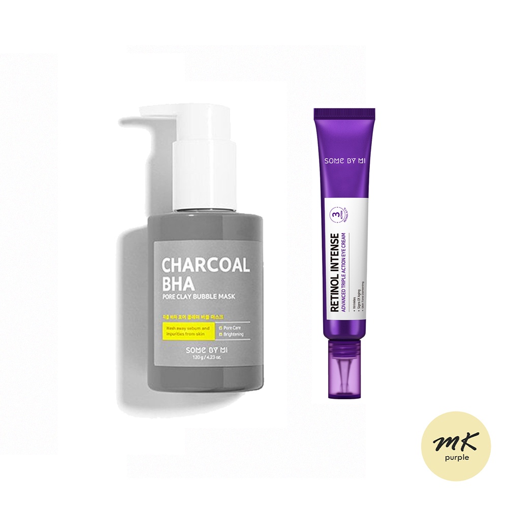 SOMEBYMI Some By Mi Me Some By Me CHARCOAL BHA PORE CLAY BUBBLE MASK ...