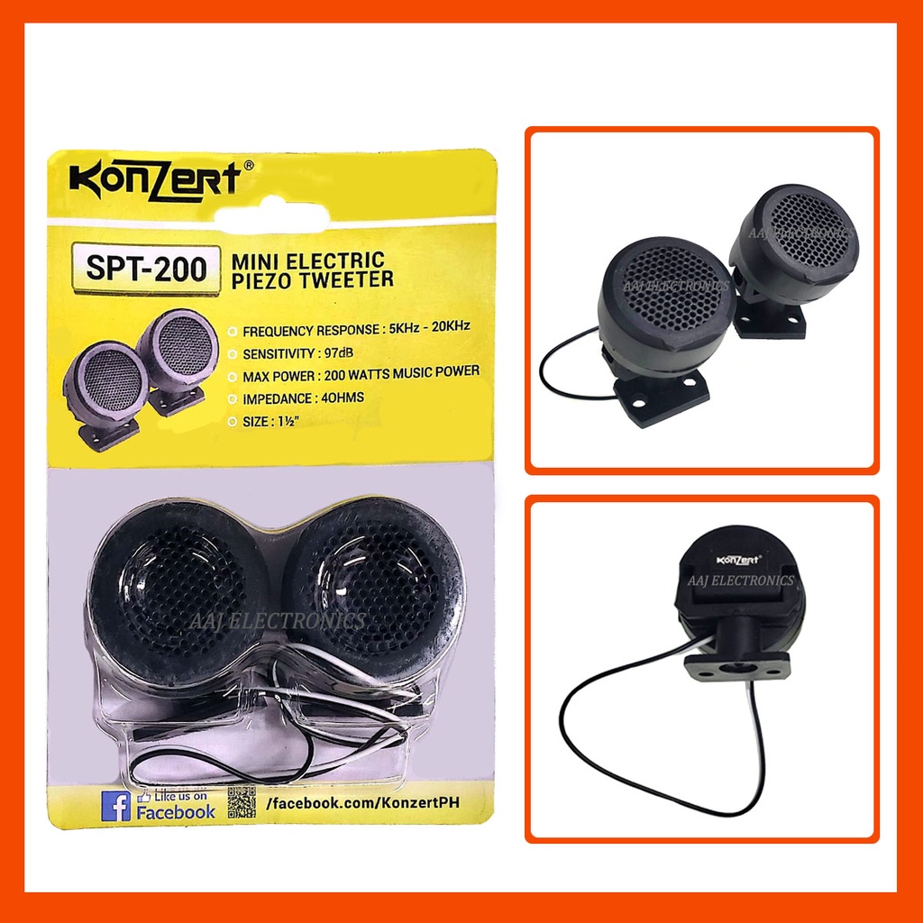 Original Konzert SPT-200 Mini Piezo Tweeter | Shopee Philippines