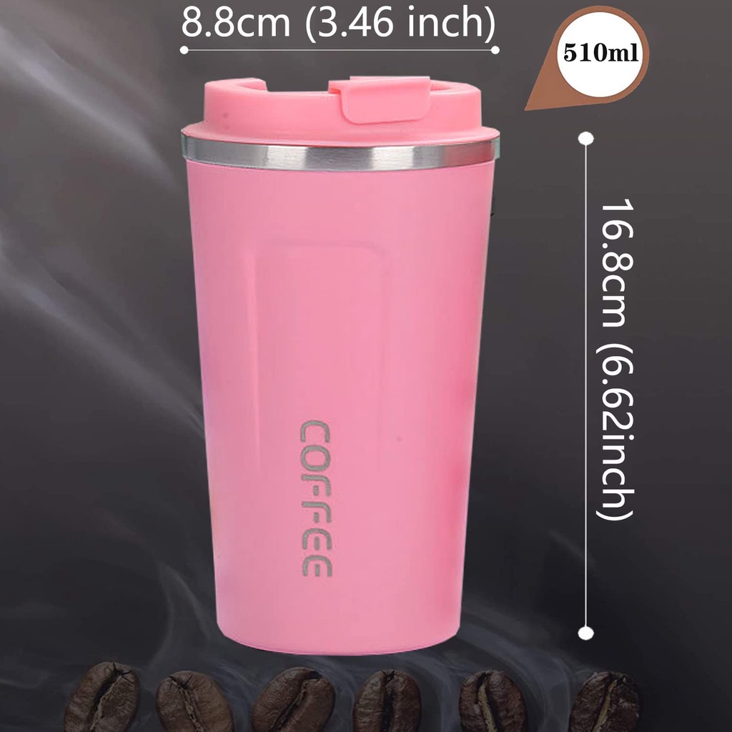 Stainless Steel Coffee Mugs 380ml/510ml Insulation Water Bottle Cups ...